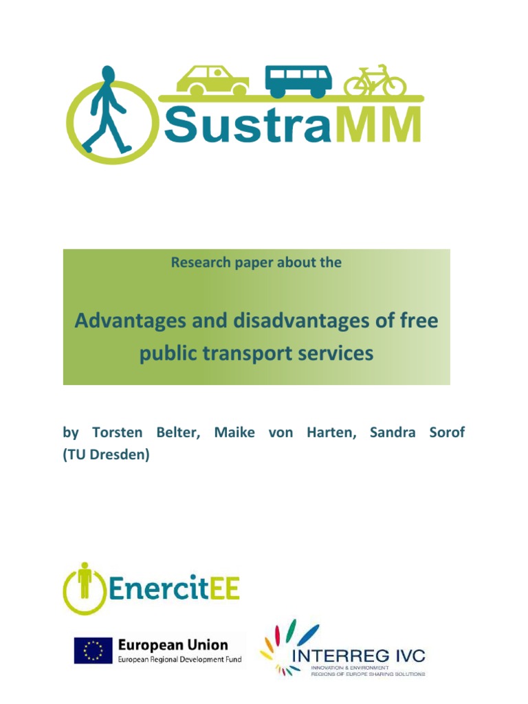 Advantages and Disadvantages of Free Public Transport | PDF | Public ...