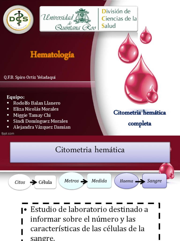 Guía de Interpretación de Citometría Hemática | PDF | Sangre | Glóbulo rojo