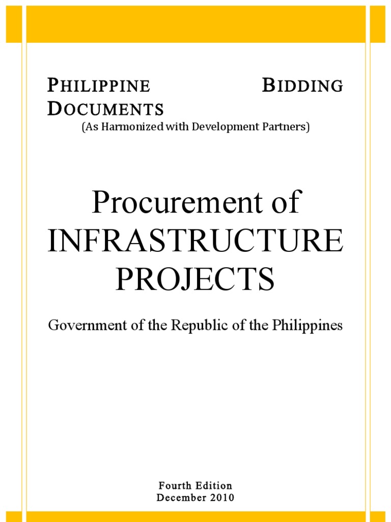 Philippine Bidding Docx On Infrastructure Projects | PDF