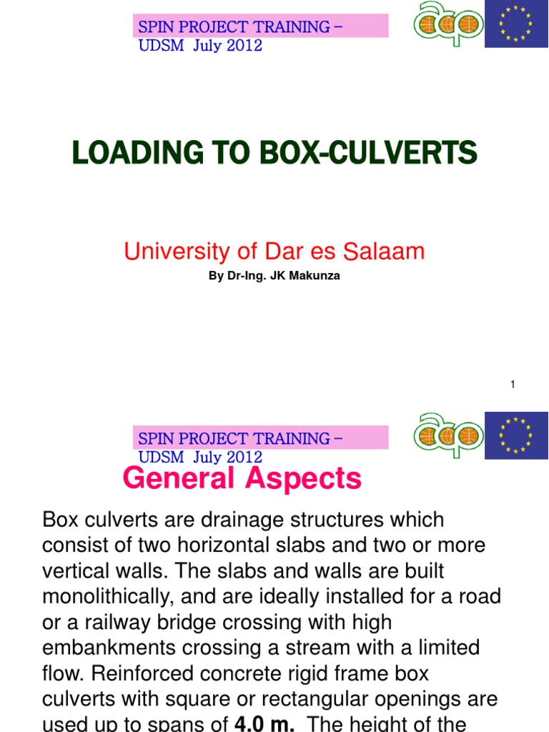 Loading To Box-Culverts | PDF