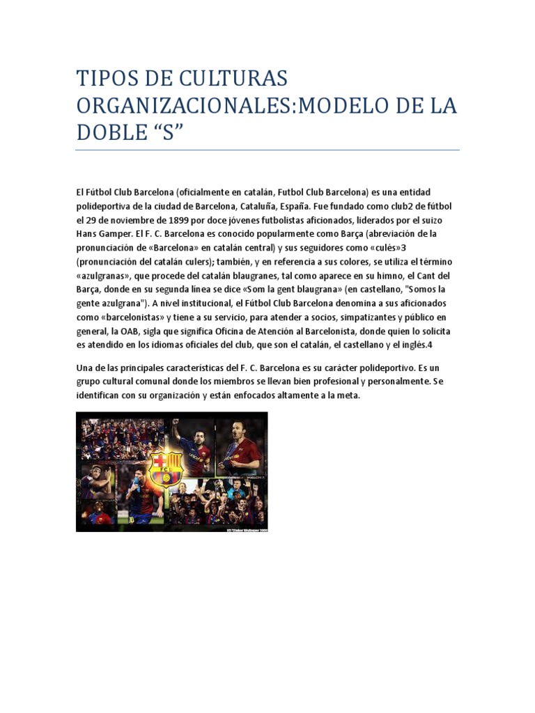 Modelo de La Doble S | PDF