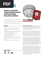 P2RK Outdoor Sounder Strobe Data Sheet | PDF | Rectifier | Electrical ...