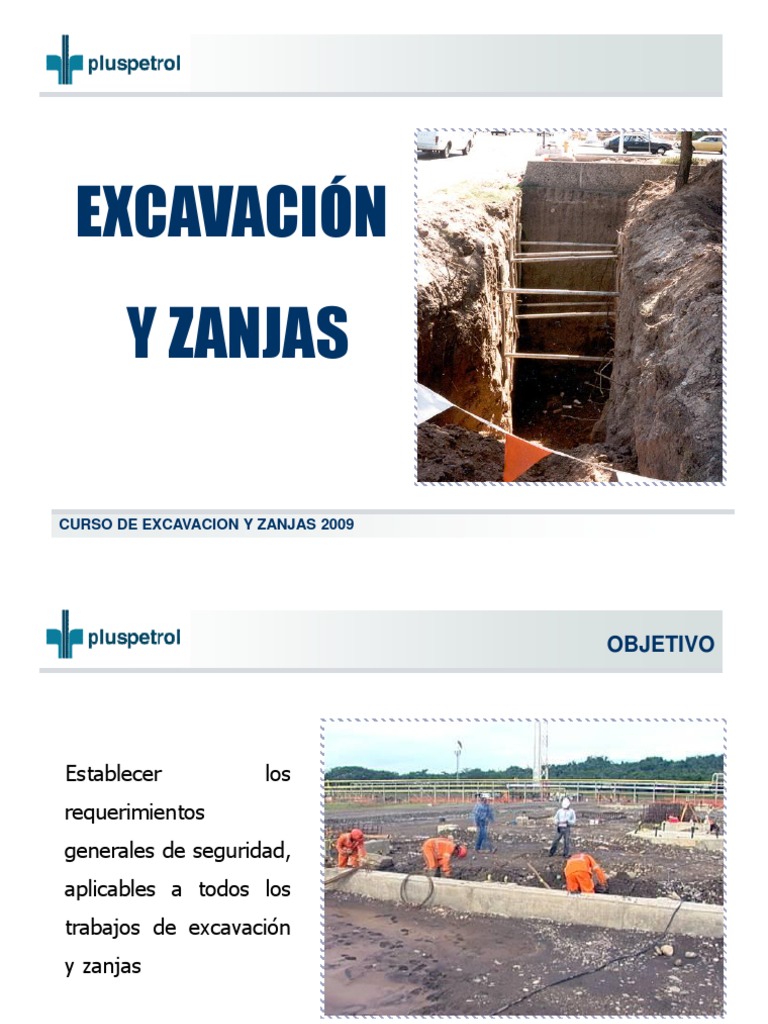 Curso de Excavacion y Zanjas | Excavación (Arqueología) | Agua