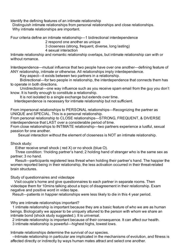 Intimate Relationship | PDF | Intimate Relationships | Parent