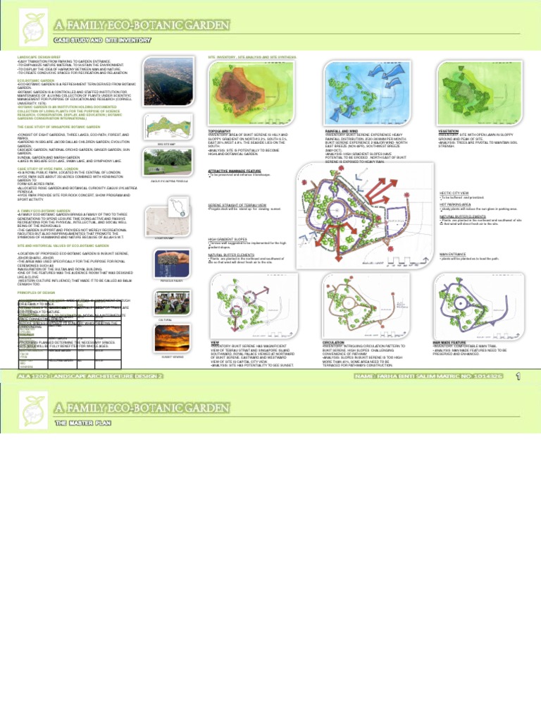 Eco-Botanic Garden Design Brief | PDF | Gardens | Botany