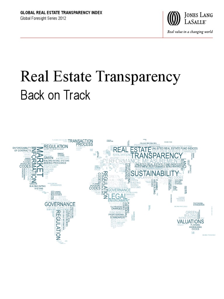 Global Real Estate Transparency Index 2012 - WWW - Metrecarre.ma | PDF ...