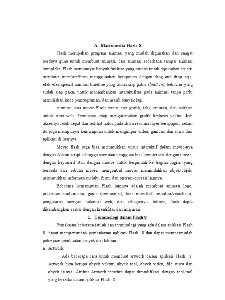 Macromedia Flash 8 | PDF