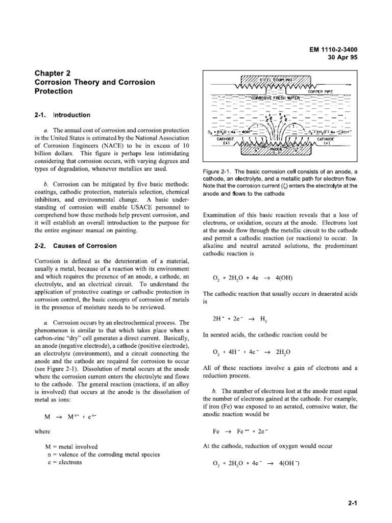 2 Corrosion Theory and Corrosion - 2 | PDF