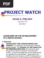 DepEd Project WATCH: Time and Honesty | PDF | Integrity | Teachers
