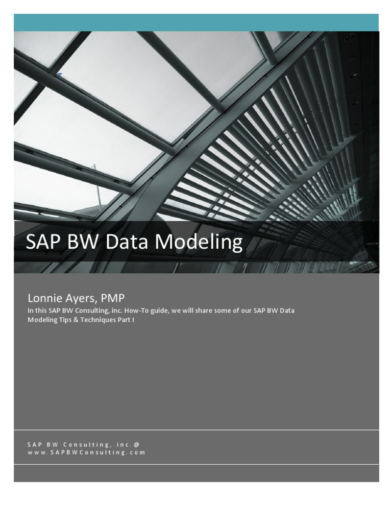 Sap BW Data Modeling Guide | PDF | Conceptual Model | Facebook