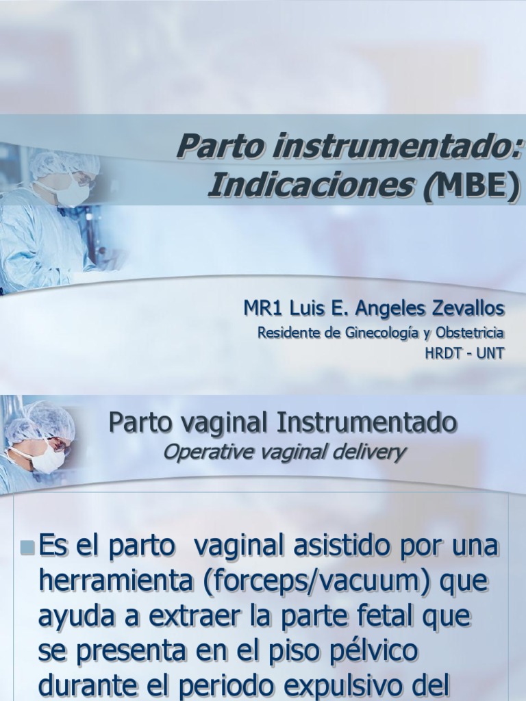 Parto Instrumentado MBE | PDF | Parto | Economía de la Salud