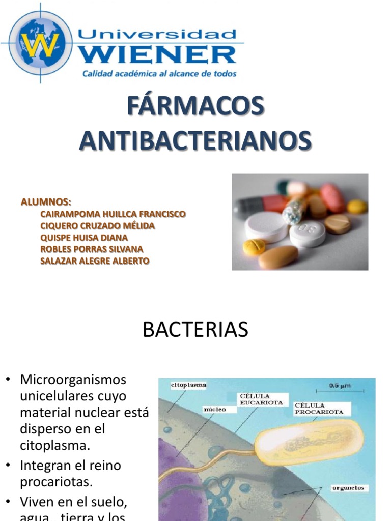 Exposicion Antibacterianos - Final | PDF | Antibióticos | Especialidades Medicas