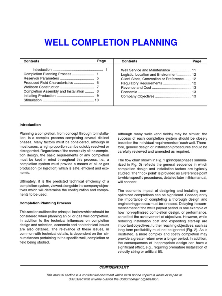 Well Completion Planning | PDF | Petroleum Reservoir | Permeability ...