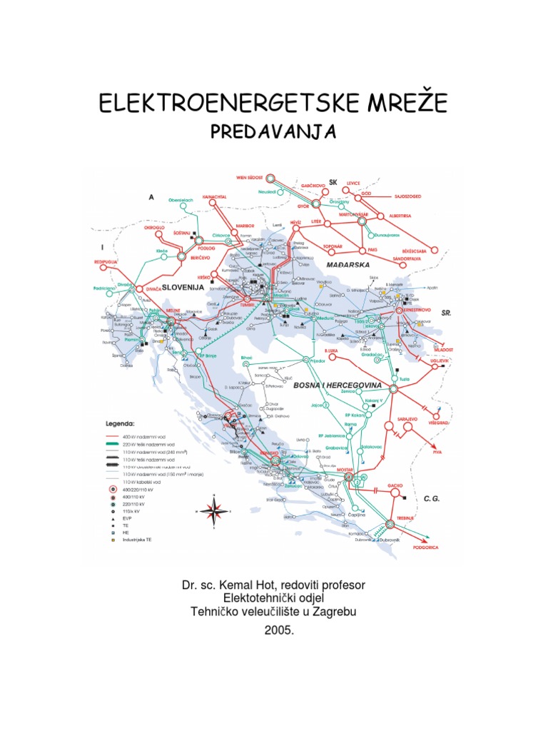 Elektroenergetske Mreže TVZ 2005 | PDF