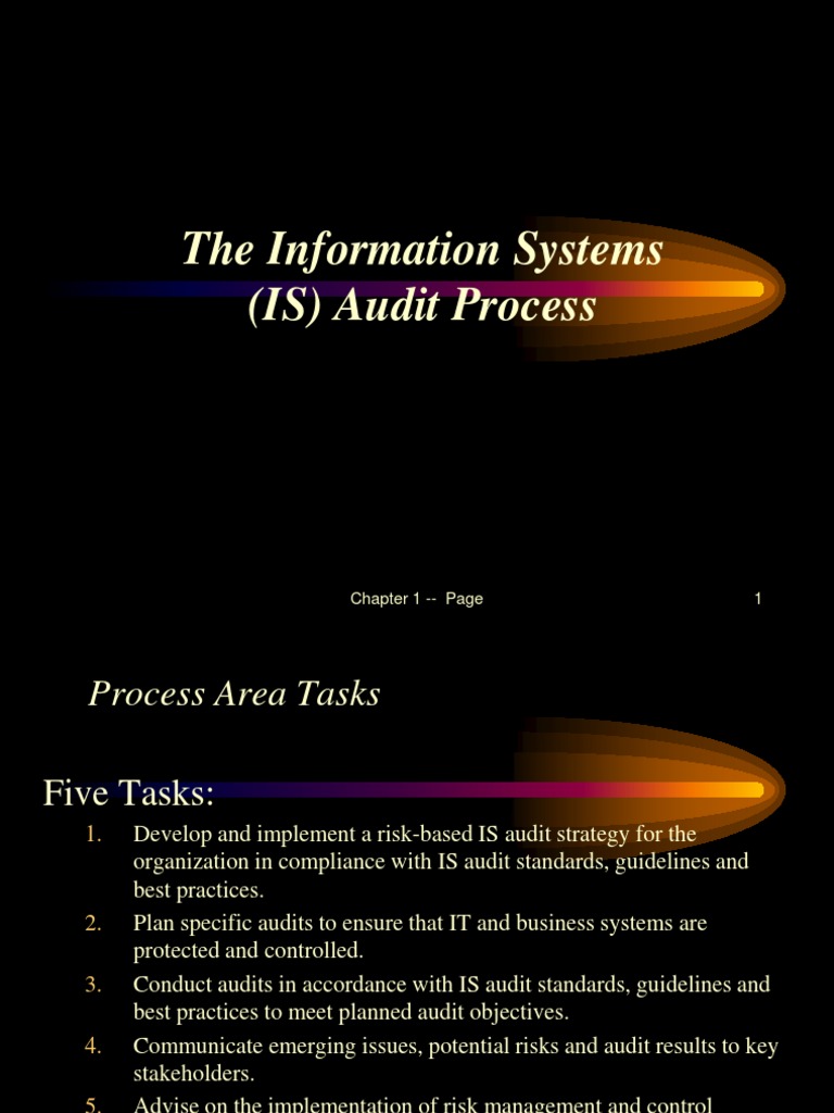 The Information Systems (IS) Audit Process | PDF | Audit | Sampling ...