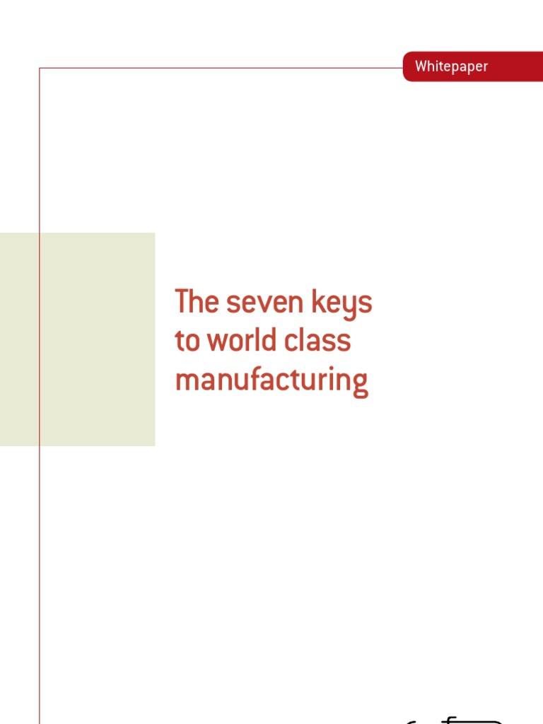 Infor Seven Keys World Class Manufacturing | PDF