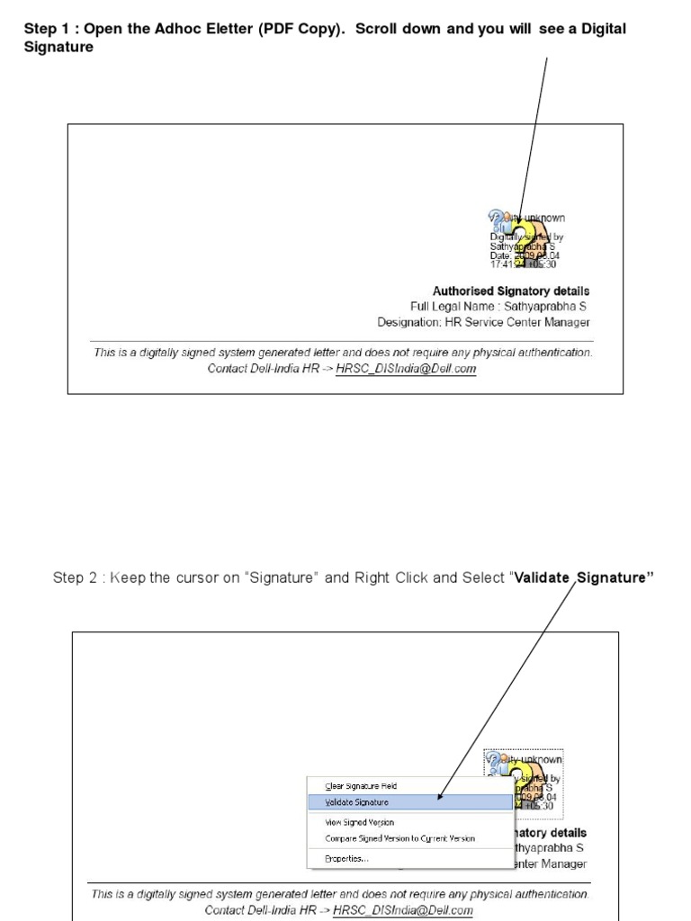 Digital Signature Validation | PDF