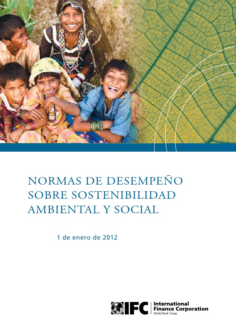 IFC Performance Standards On Environmental and Social Sustainability ...