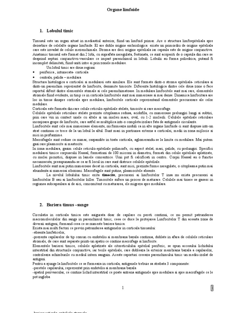 Organe Limfoide | PDF