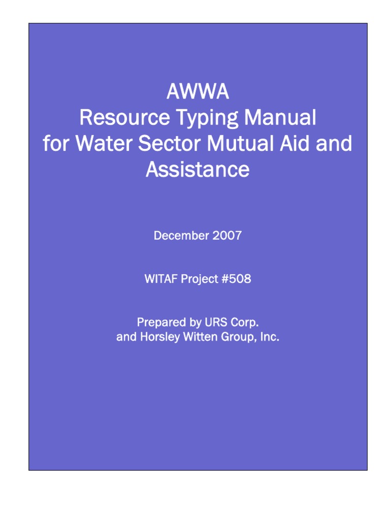 Awwa C206 | PDF | Incident Command System | Emergency Management