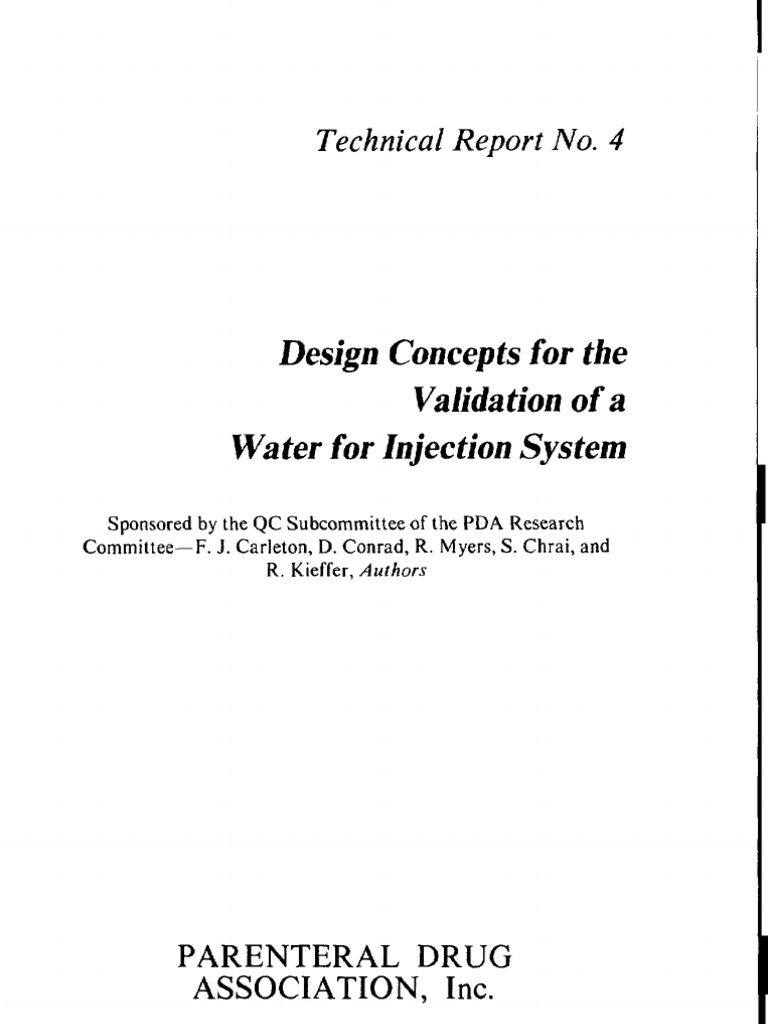 Tech Report #4 Design Concepts For The Validation of A WFI System | PDF