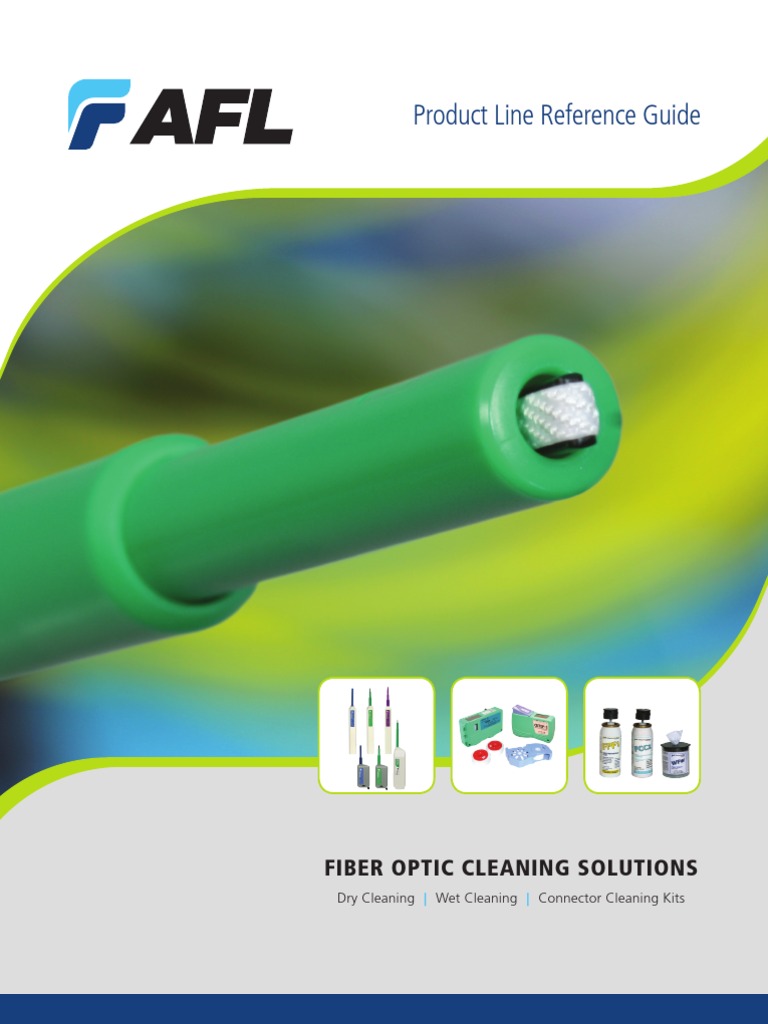 Product Line Reference Guide: Fiber Optic Cleaning Solutions | PDF ...
