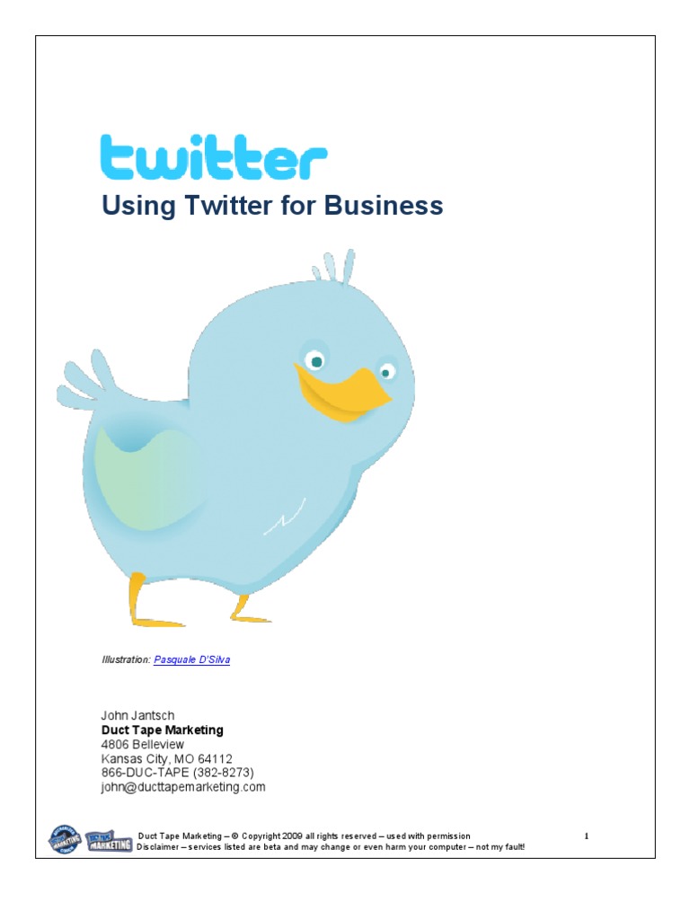 Using Twitter For Business | PDF