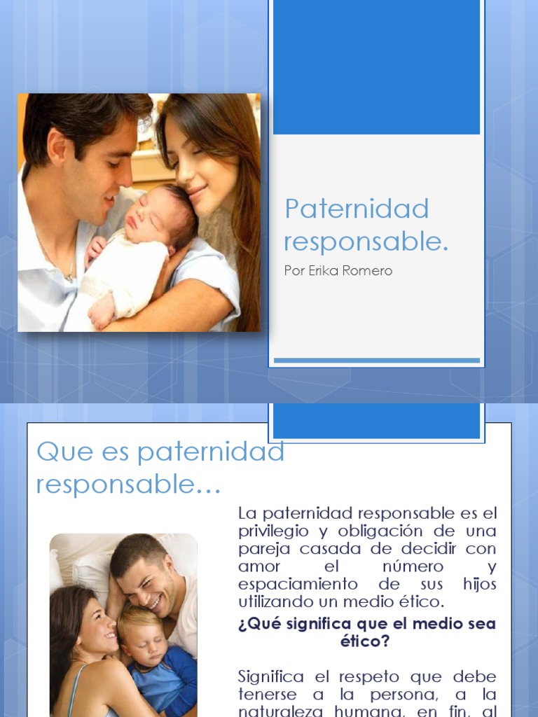 Paternidad Responsable y Planificación Familiar | PDF | Control de la ...