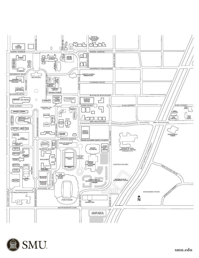 SMU Campus Map | PDF | Travel | Home & Garden
