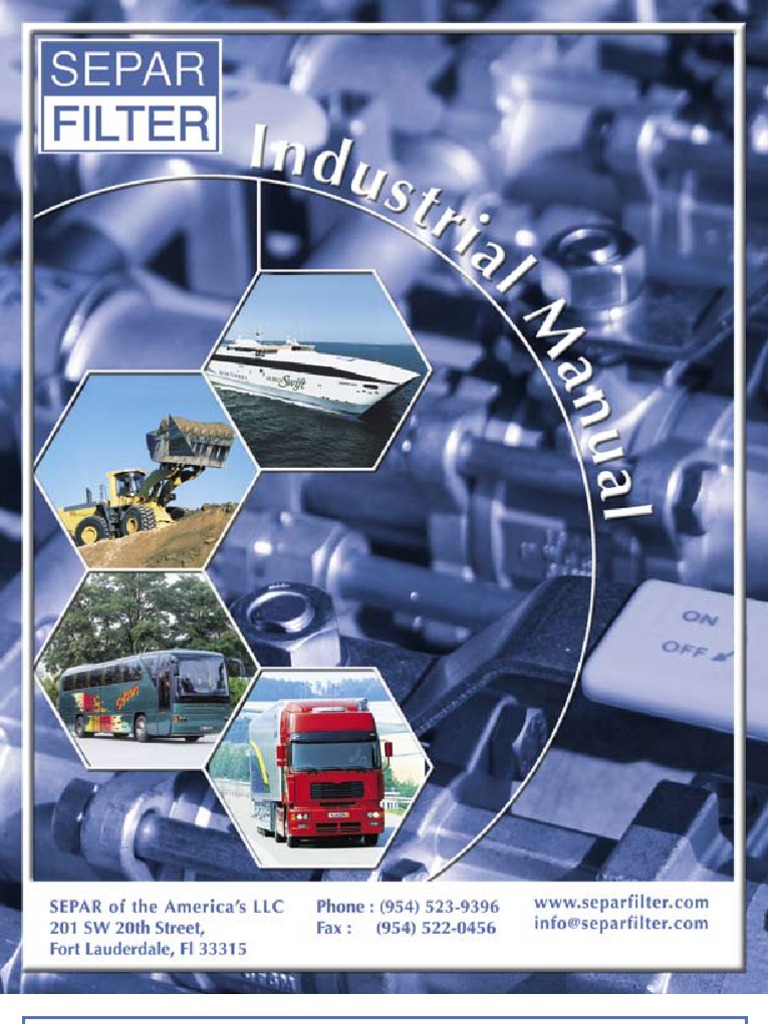 Separ Filter Industrial | PDF | Valve | Pump