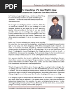 TED Talk - Sleep Is Your Superpower | PDF | Sleep Deprivation | Sleep