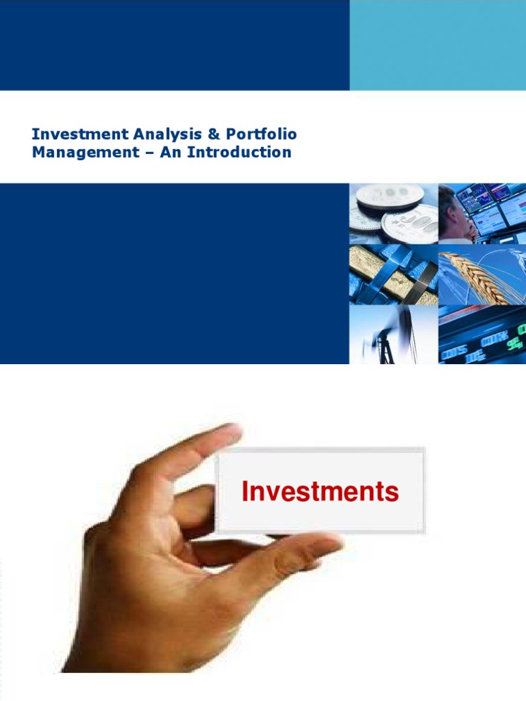 An Introduction to Investment Analysis & Portfolio Management ...