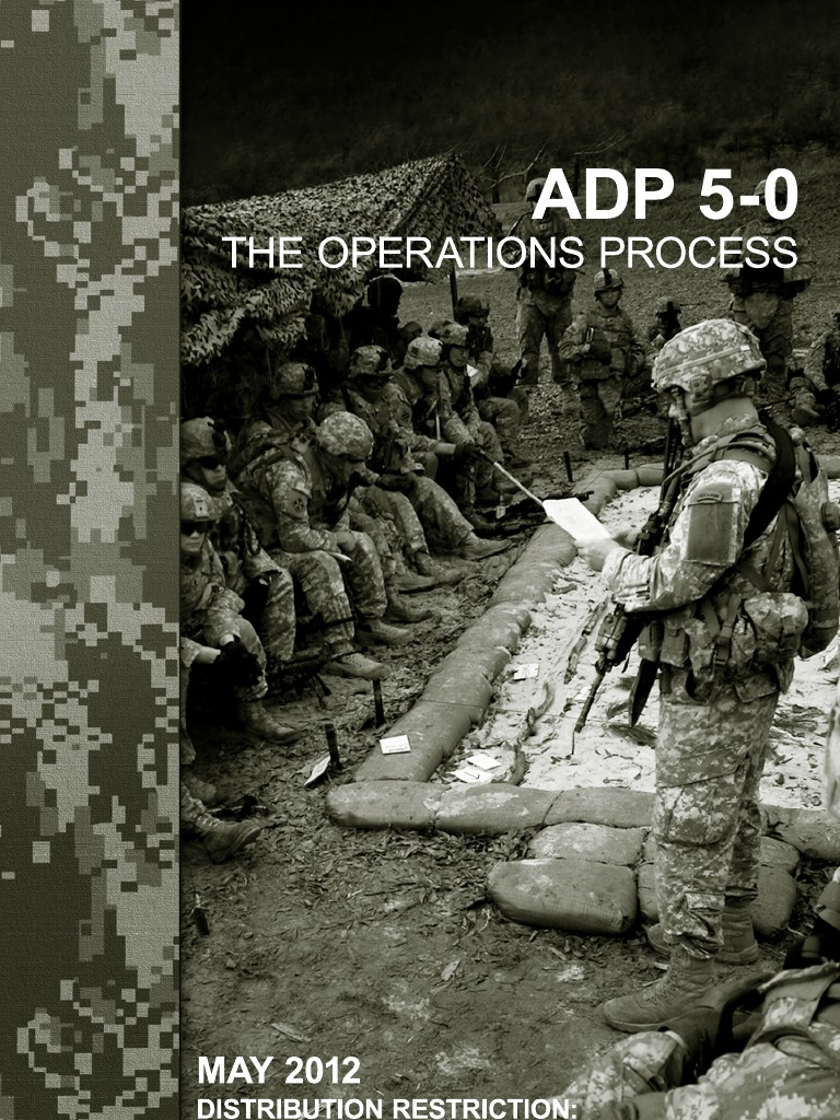 ADP 5-0: The Operations Process | PDF | Operational Level Of War ...