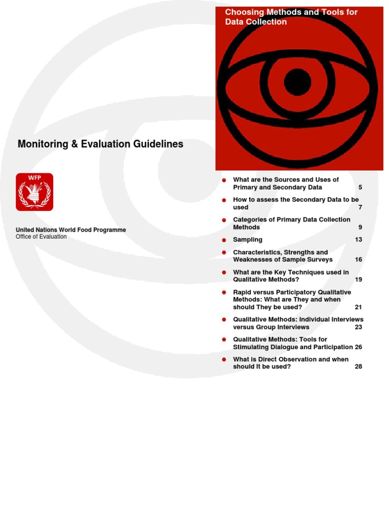 Monitoring And Evaluation Guidelines Pdf