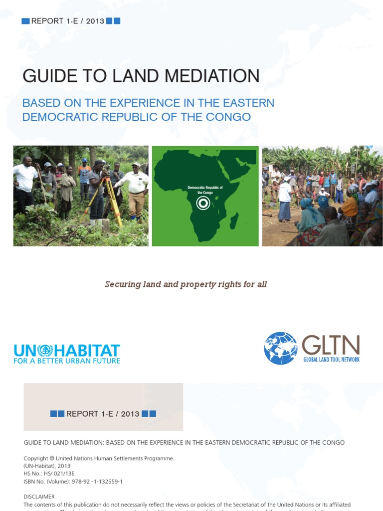 Guide To Land Mediation | PDF | Conflict Resolution | Mediation