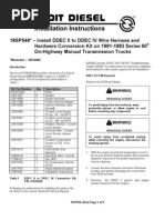 DDEC III AND IV Cable Diagrams | PDF | Diesel Engine | Electrical Connector