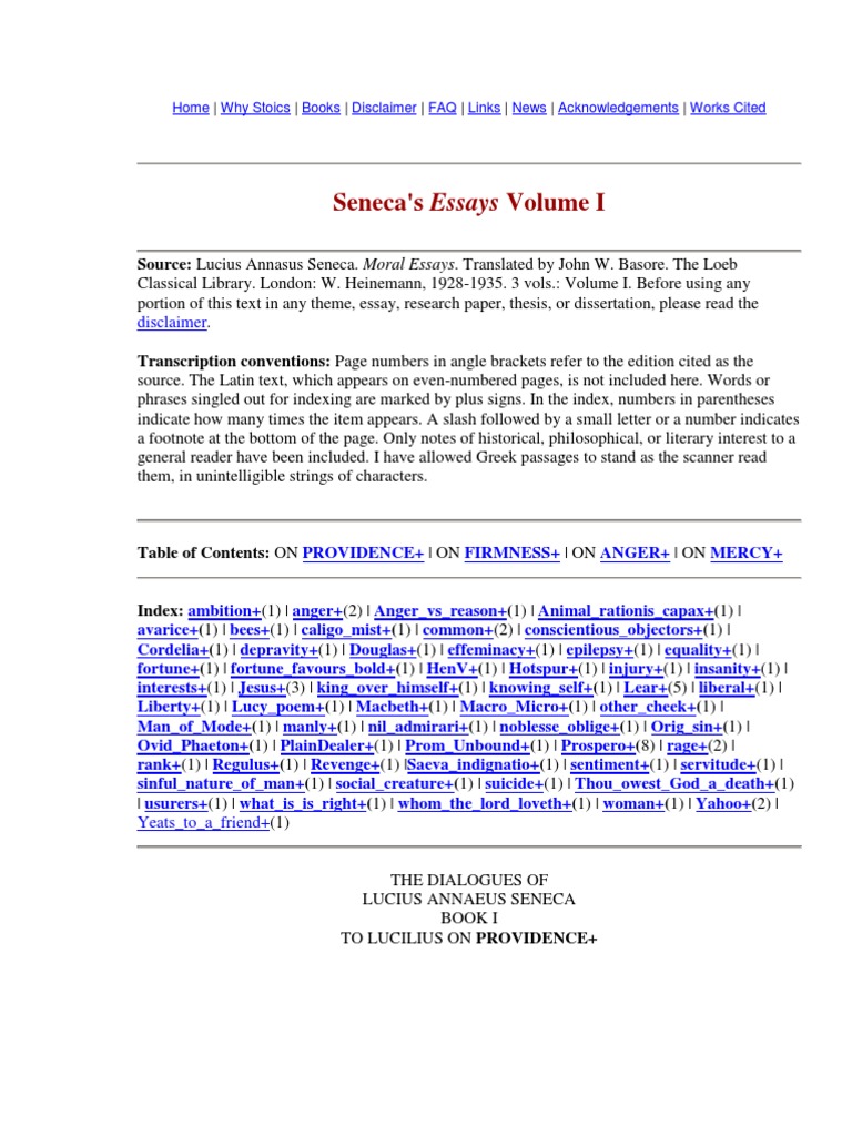 Seneca | PDF | Philosophy