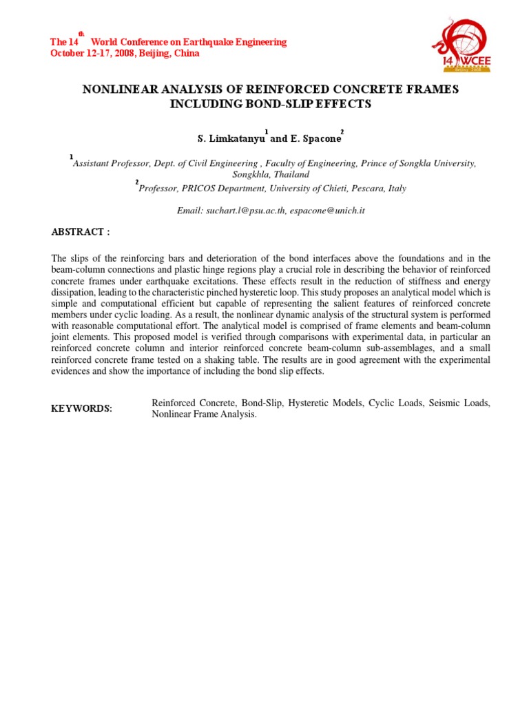 Earthquake Adhesive | PDF | Earthquake Engineering | Beam (Structure)