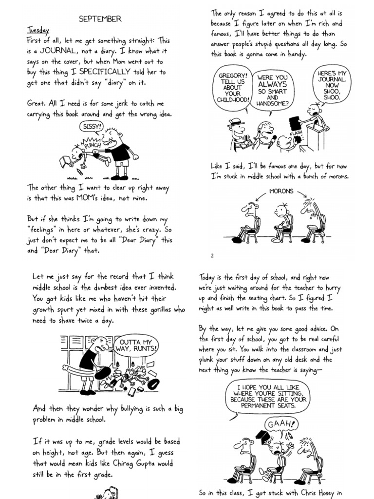 Diary of A Wimpy Kid | PDF