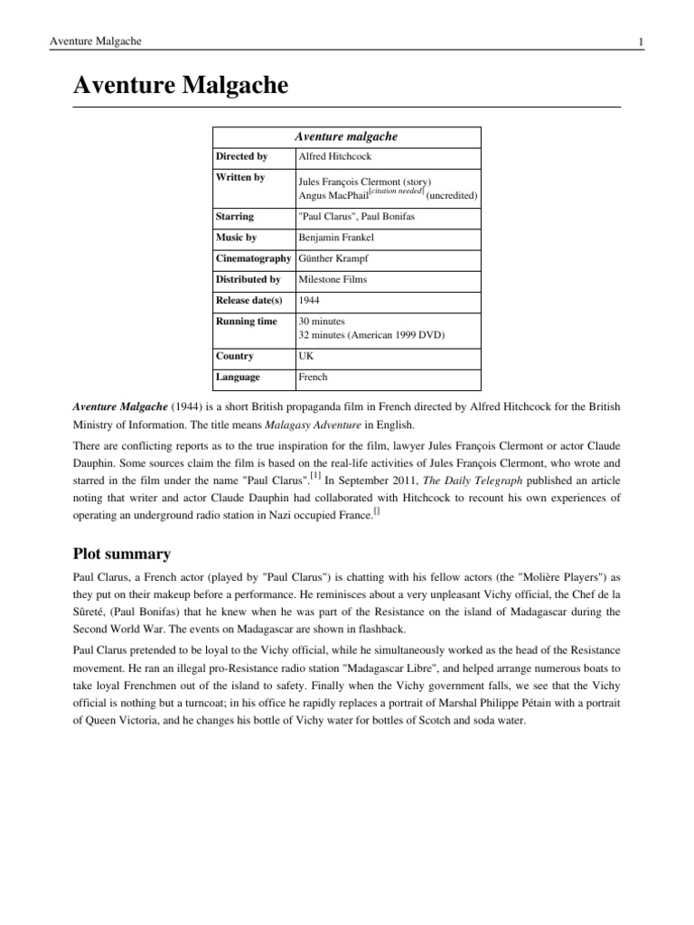 Aventure Malgache | PDF | Unrest
