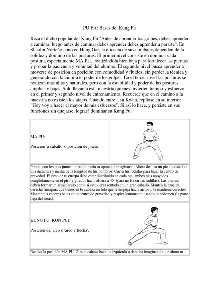 Kung Fu | PDF | Wing Chun | Monasterio Shaolin