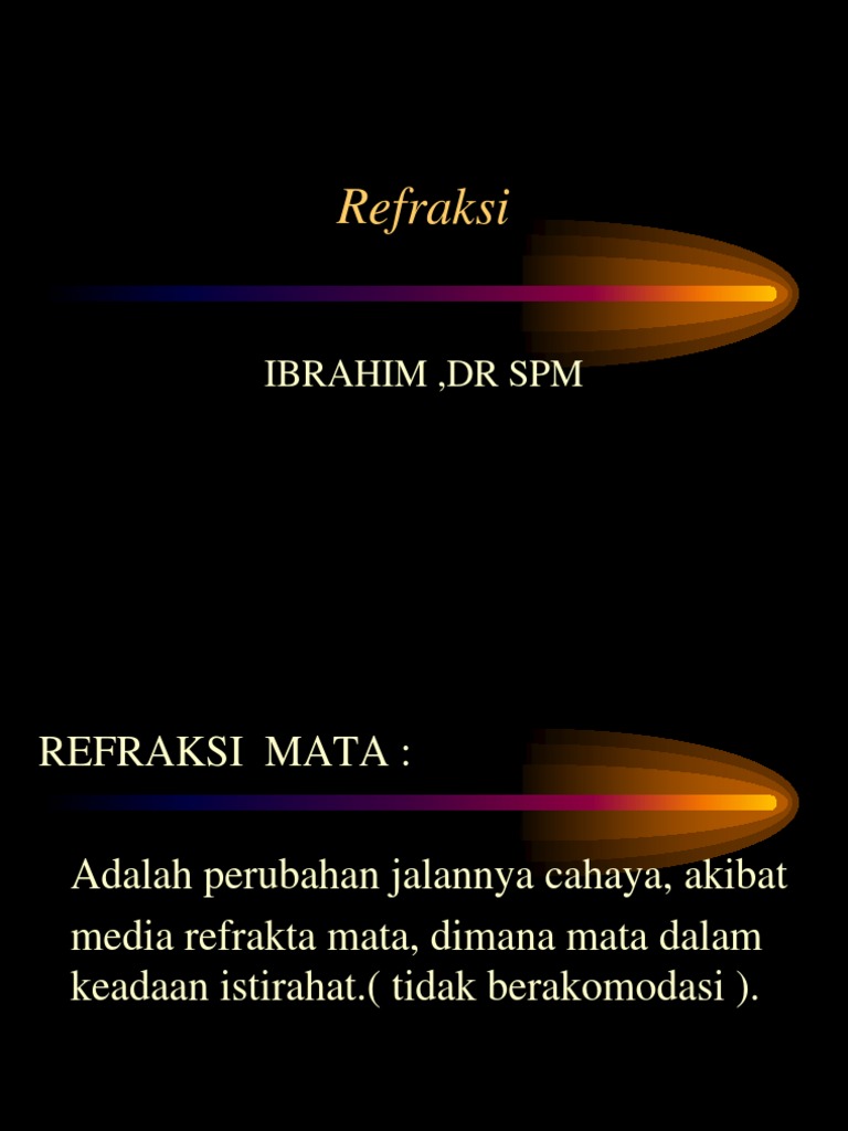 REFRAKSI | PDF