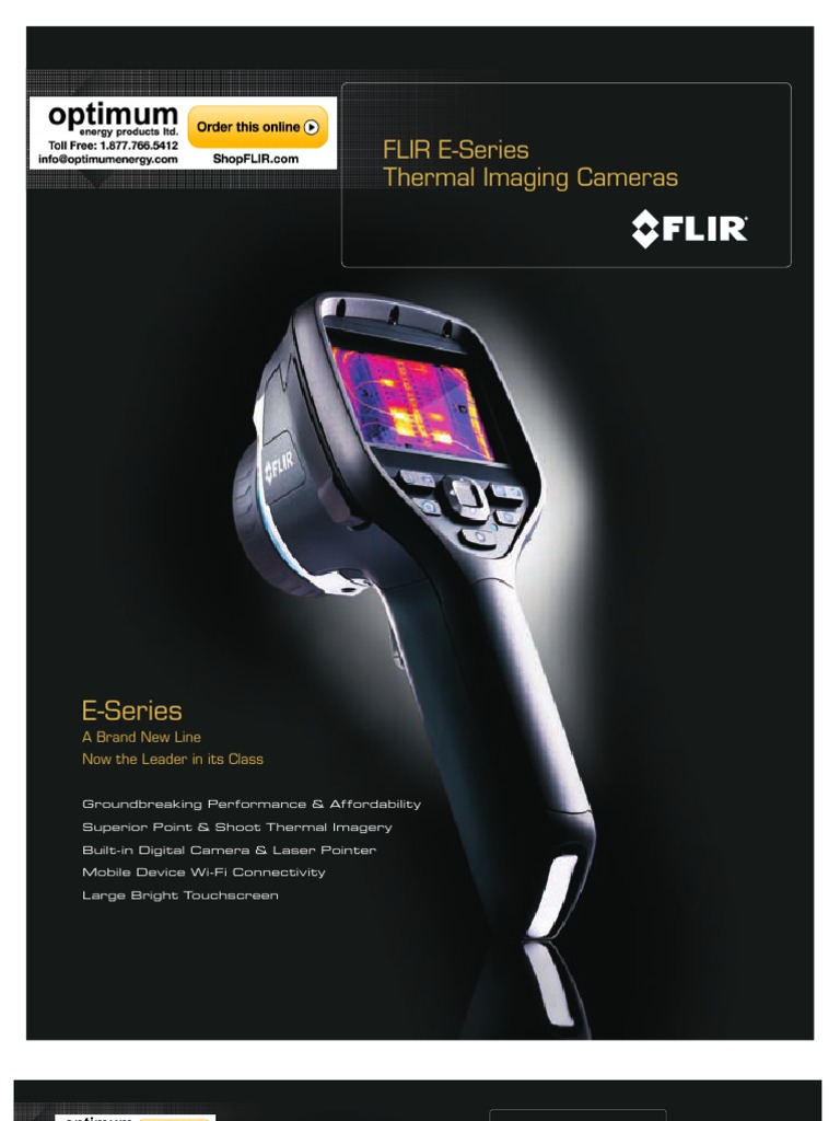 Flir e Series Brochure Web PDF | PDF | Pixel | Thermography