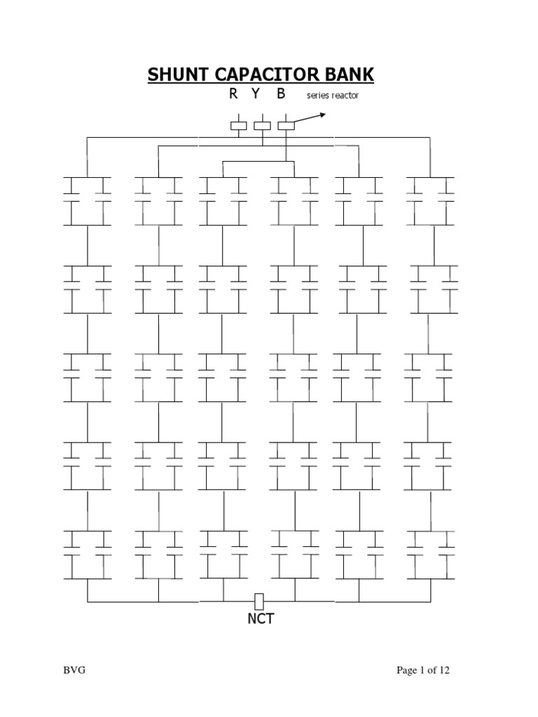 Capacitor Bank | PDF | Capacitor | Series And Parallel Circuits