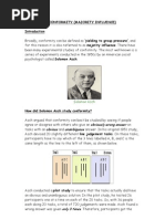 Solomon Asch - Conformity Experiment | PDF | Conformity | Social Psychology