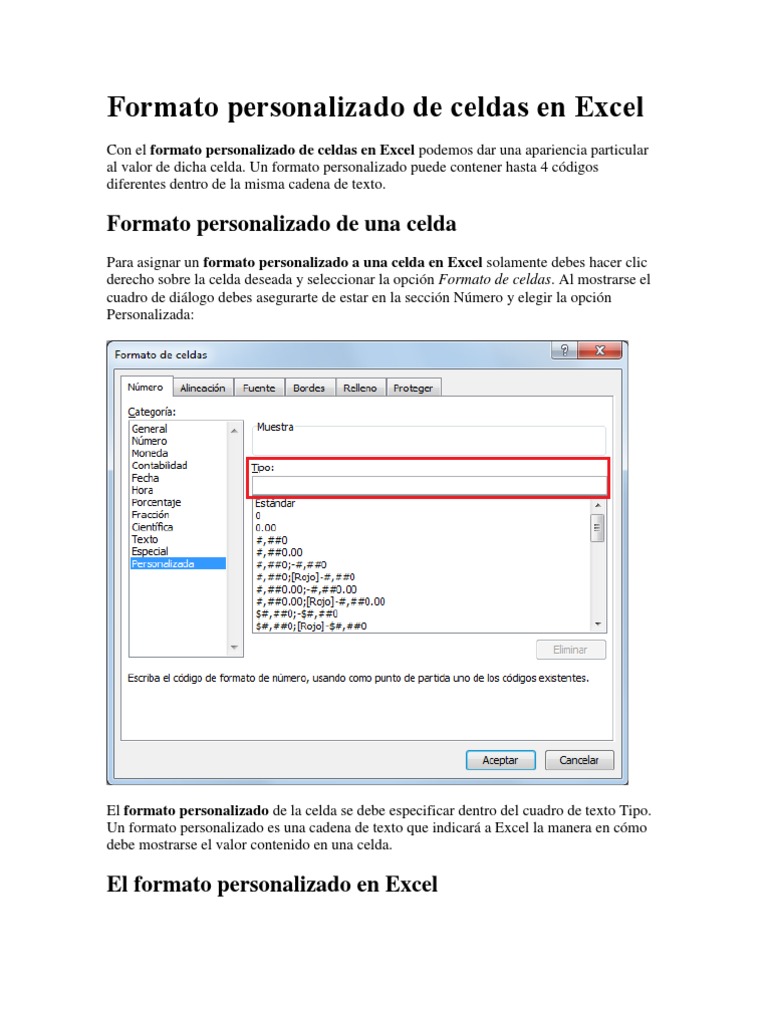 Formato personalizado de celdas en Excel: una guía completa para dar formato a valores numéricos ...