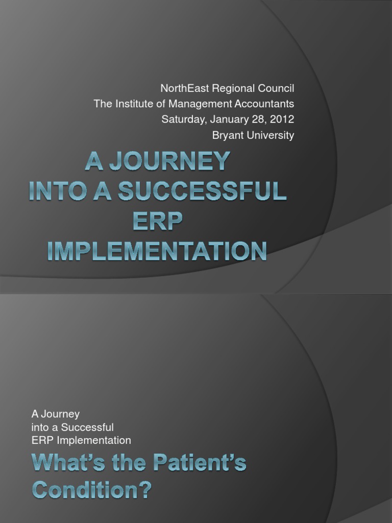 A Successful ERP Implementation Journey | PDF | Enterprise Resource ...