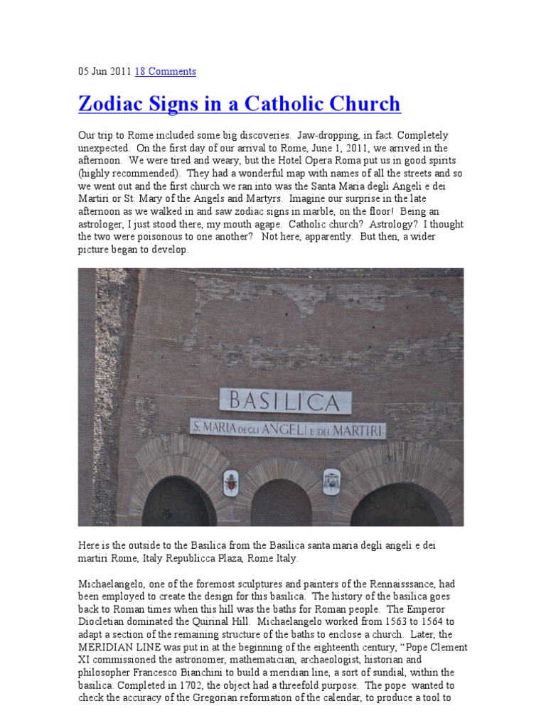 Zodiac Catholic | PDF | Astrology | Star Symbols