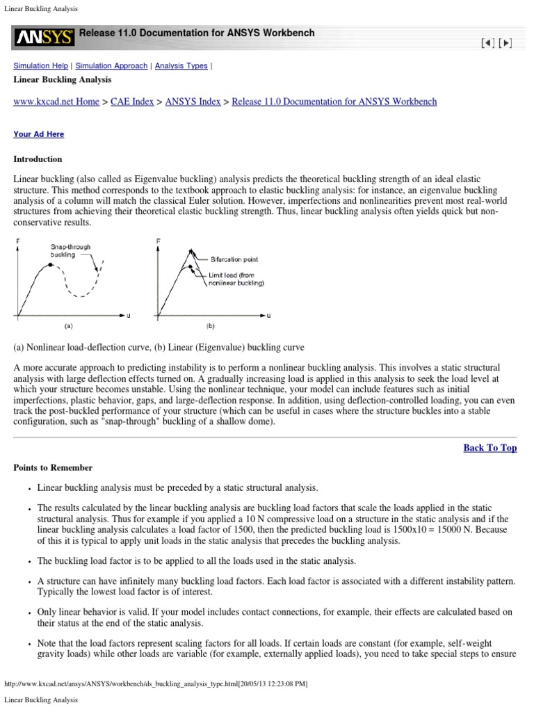 Linear Buckling Analysis | PDF | Buckling | Structural Load