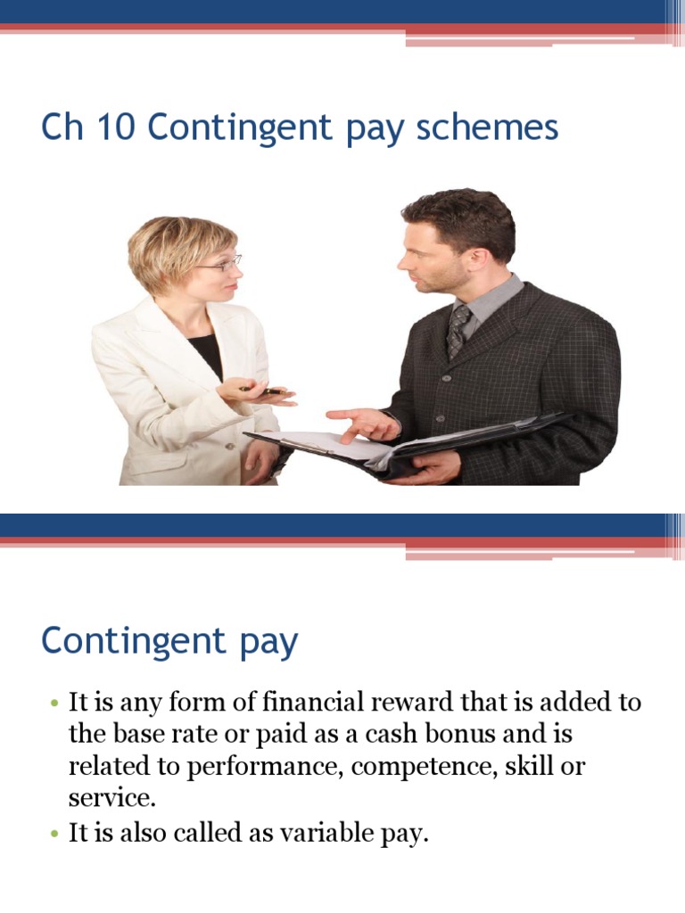 Contingent Pay Schemes | PDF | Reward System | Motivation